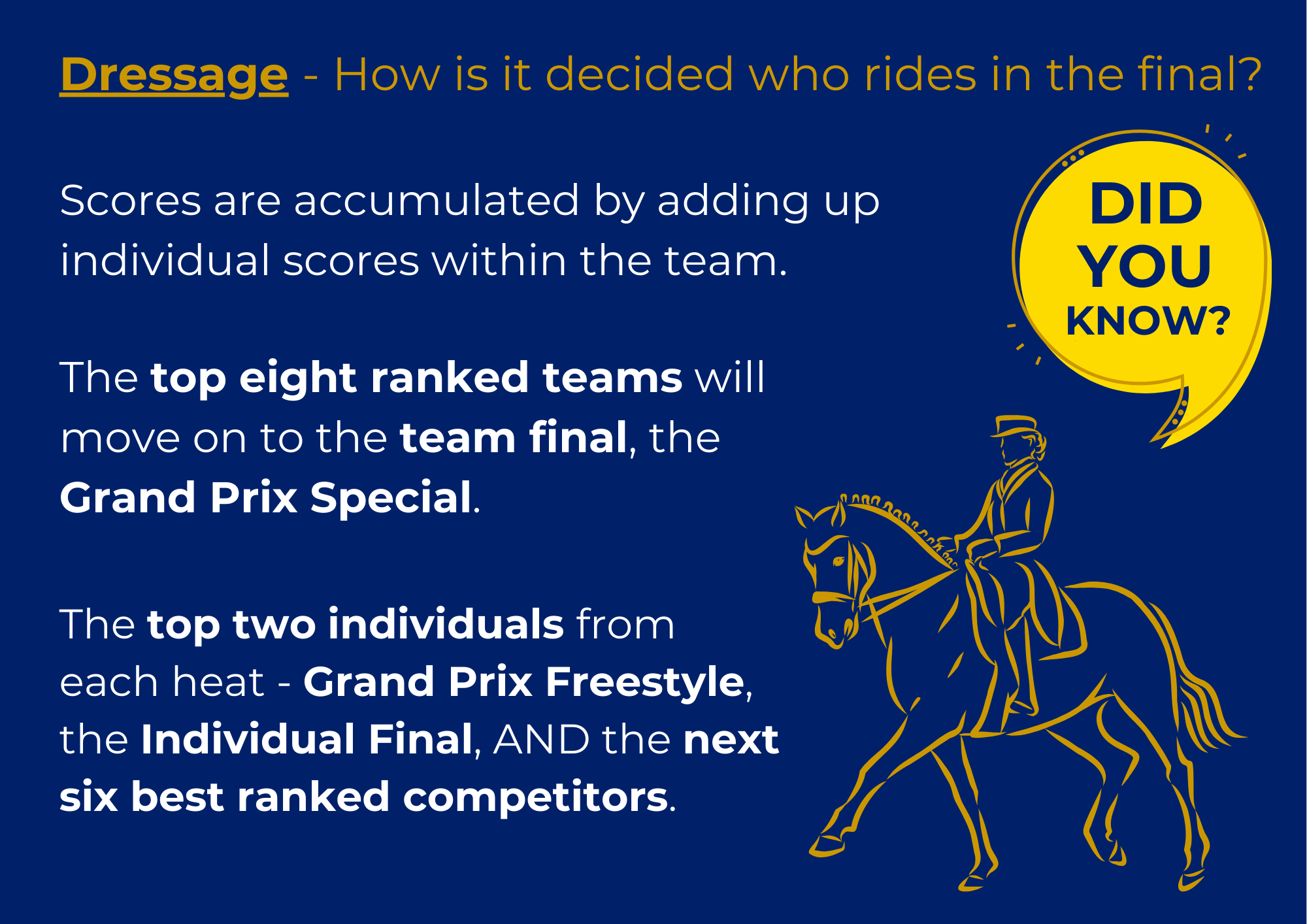 Fun Facts about Equestrian Sport at the Olympics | The Pony Club UK