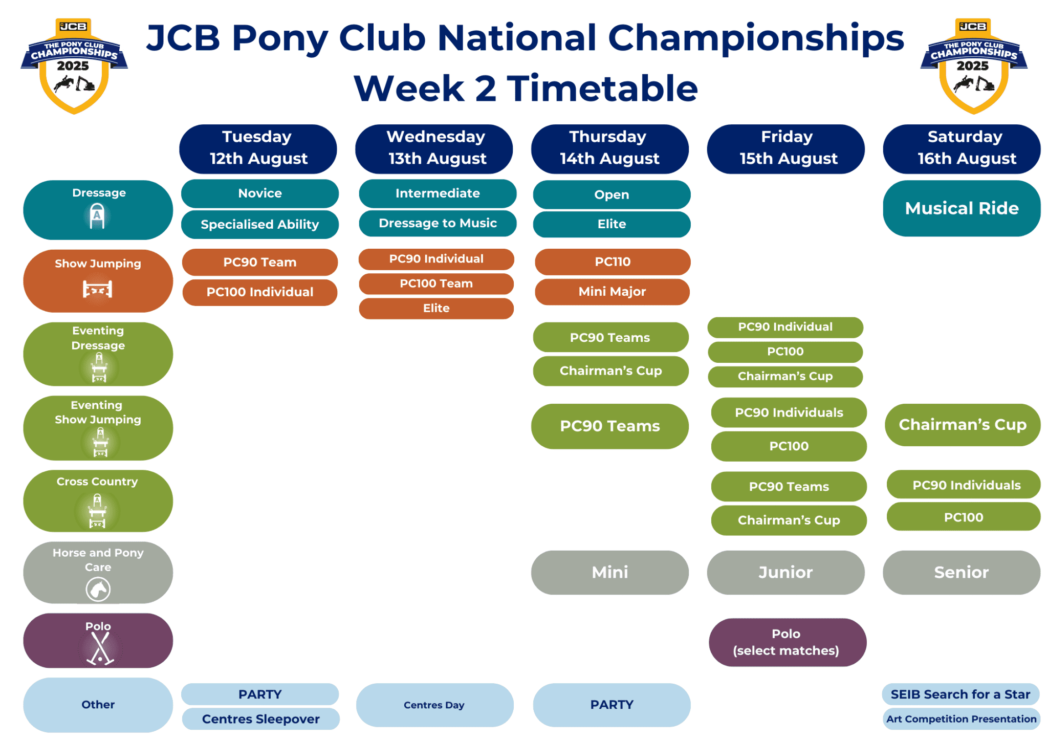 JCB National Championships | The Pony Club UK