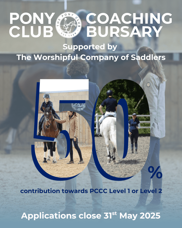 The 2025 Pony Club Coaching Bursary | The Pony Club UK