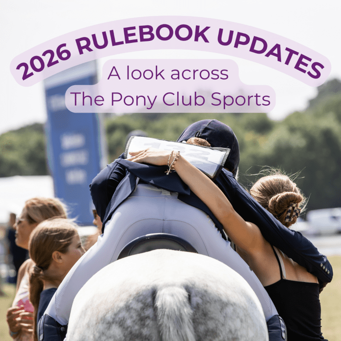 2026 Rulebook Updates: A Look Across The Pony Club Sports | The Pony ...